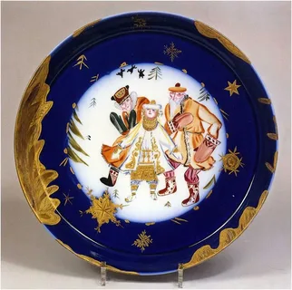 Porcelain master Alexandra Shchekatikhina-Pototskaya