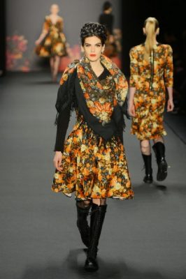 Russian style fashion by famous designers